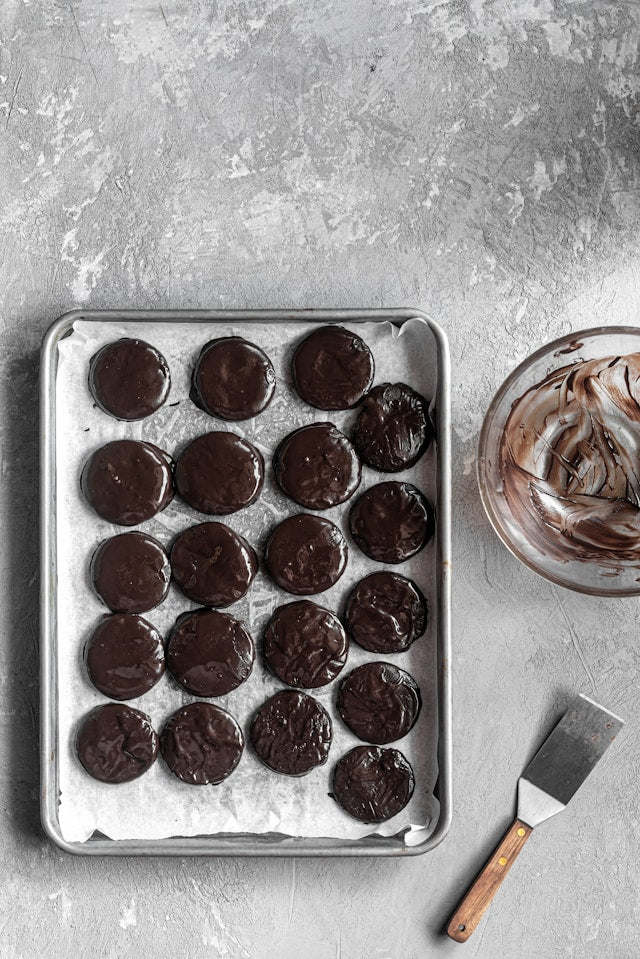 Chewy Chocolate Ginger Cookies w/ Chocolate Ganache – Recipe – Old Salt ...